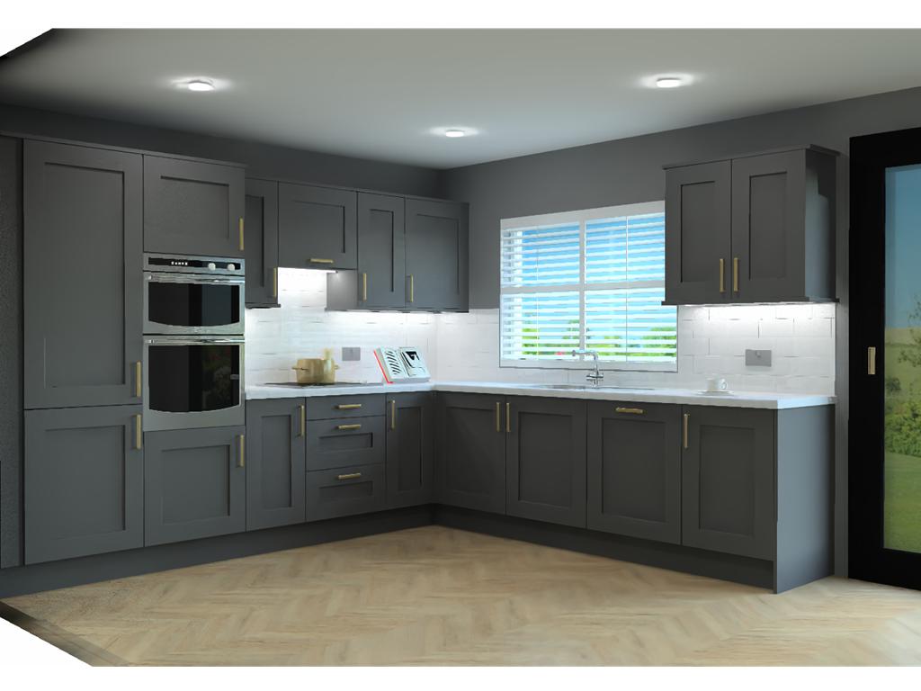 Painted Shaker Kitchen - Trade Kitchens Robes Direct